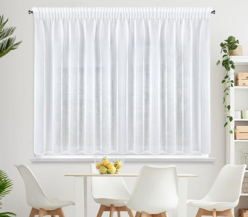 Perdele Pascani - Draperii Blackout - Perdea Alba Scurta Bucatarie Hol ...